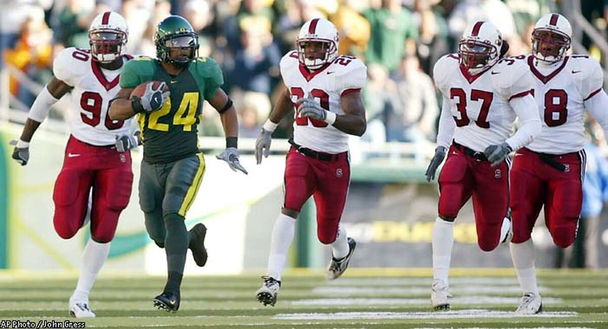 Stanford stuck in free fall / Loss to Oregon ensures losing year