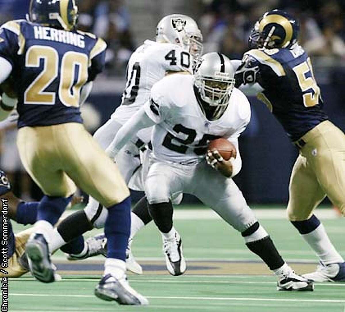 Seeking a fresh outlook / RAIDERS: Garner lobbies for more action