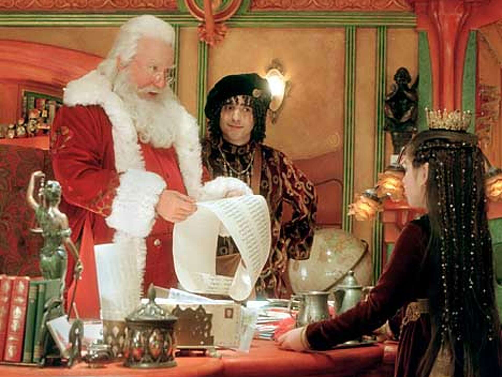Allen all over map in Santa Clause 2