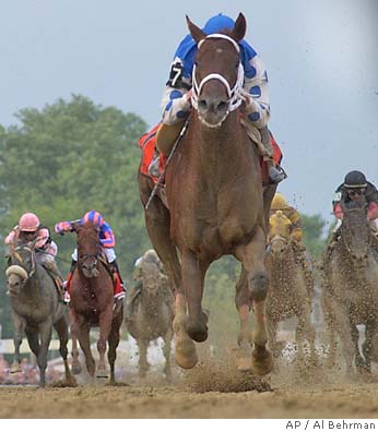 Smarty shows that he's for real / Derby winner repeats by record margin