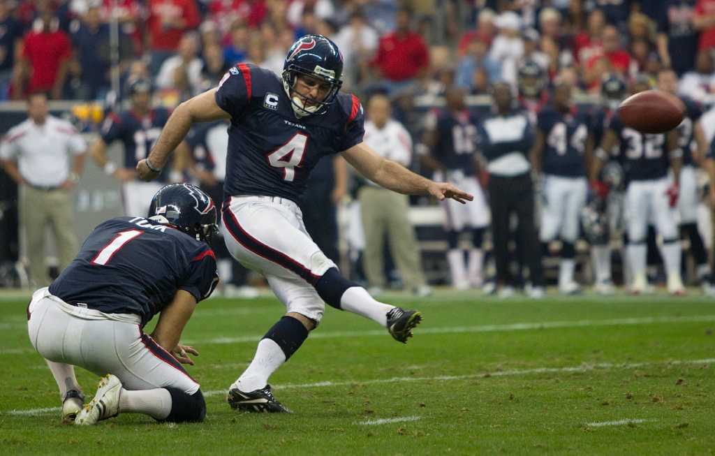 Texans' Rackers racks up records as special teams plays its part