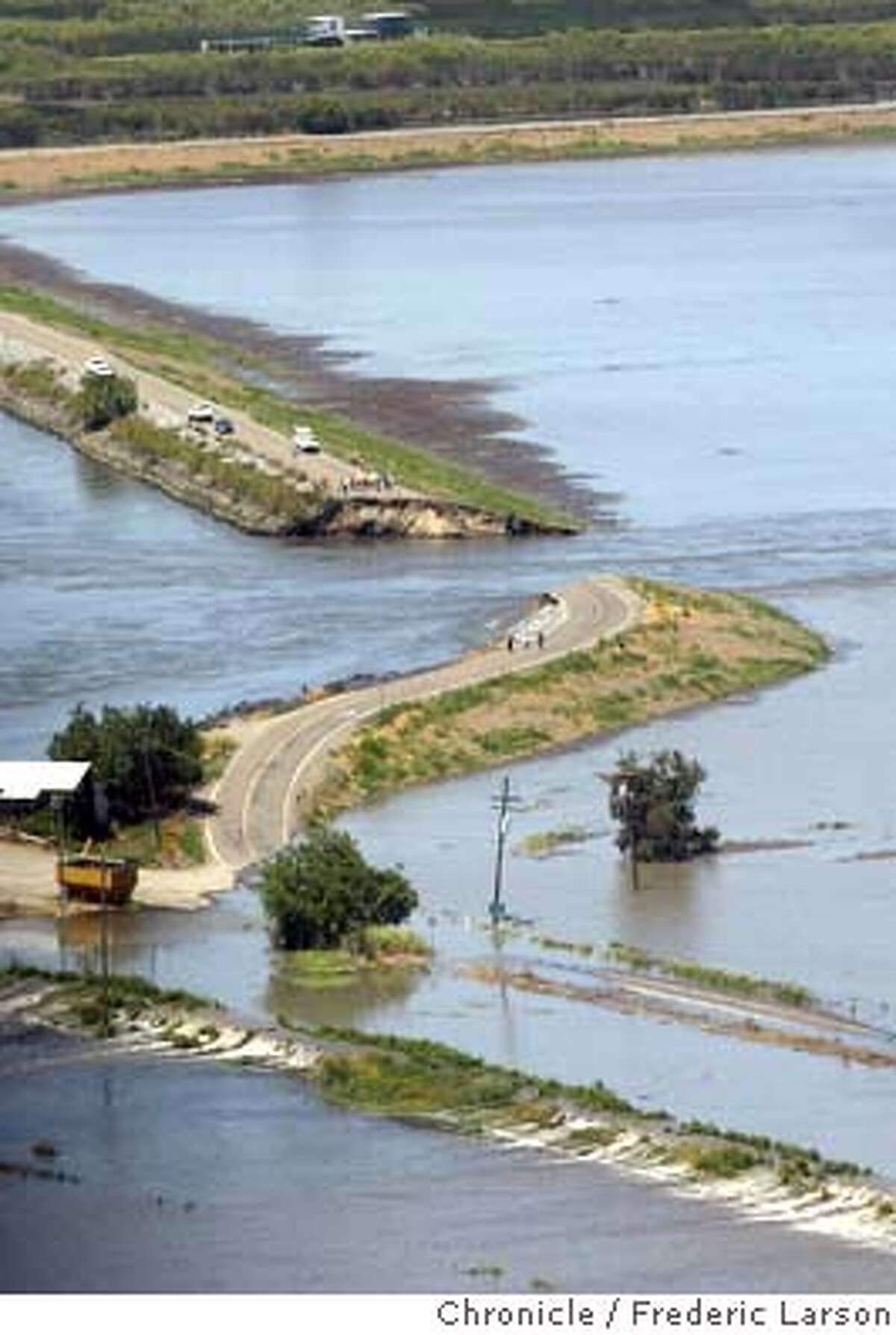 Deluge in the Delta -- 'It was like an ocean' / Levee gives way ...