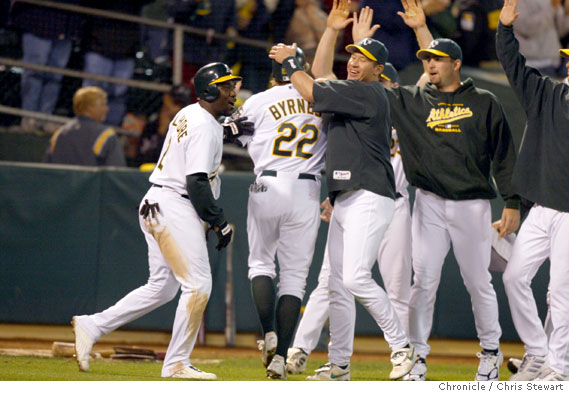 A's give extra effort / Sharp Zito gets no decision in third ...