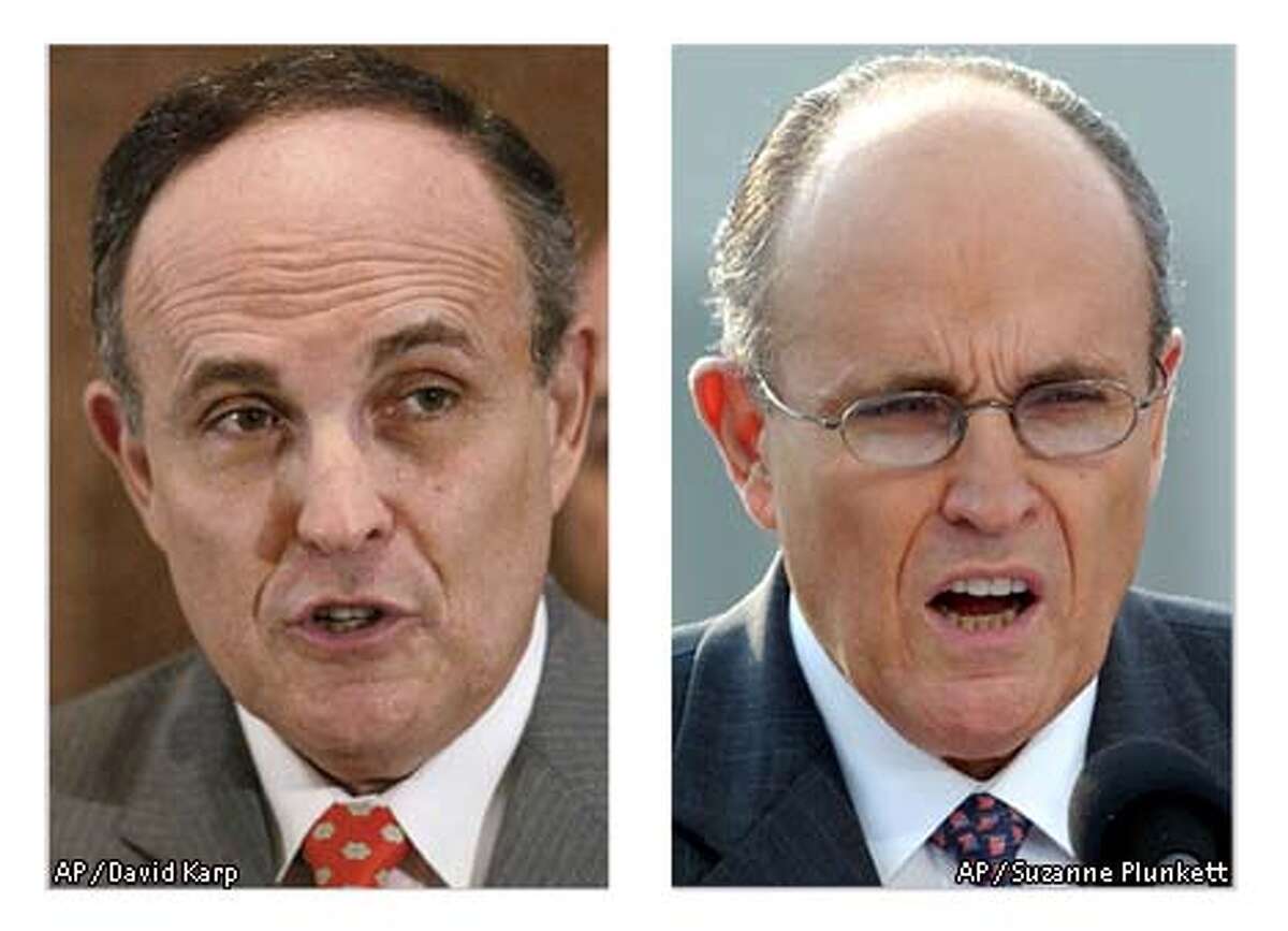 Giuliani lets what's left hang out