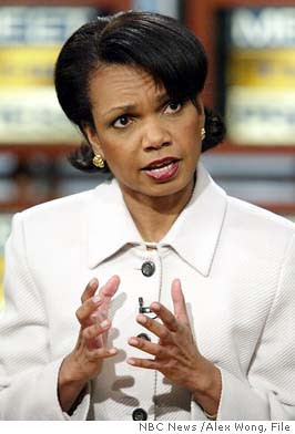 A tough test for Rice -- 2 1/2 hours of testimony