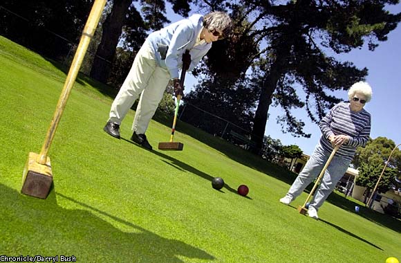 RECREATION / A small but devoted club is crowing about croquet