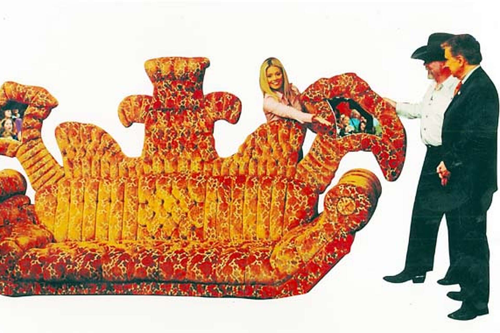 Ugliest sofa won't sit right with Middle American contest lovers