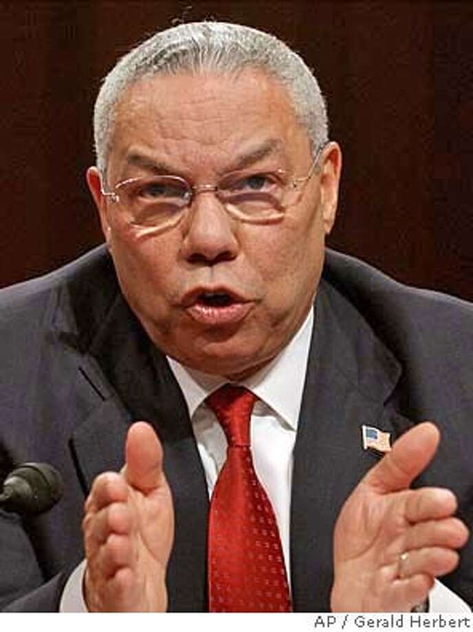IN THEIR OWN WORDS / Colin Powell / Secretary Of State - SFGate