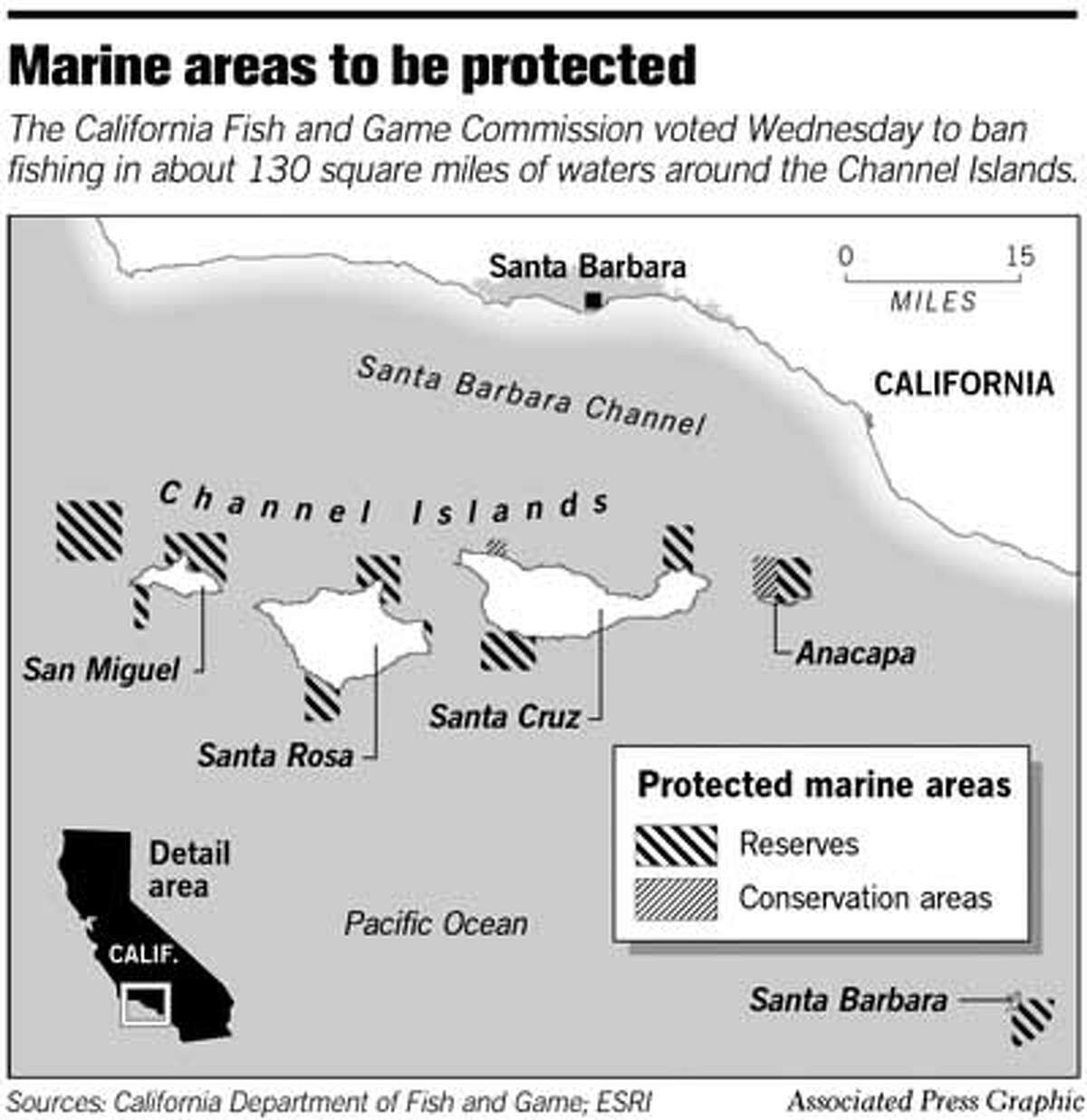 State makes waters off-limits to fishing / Ban -- starting with 130 ...