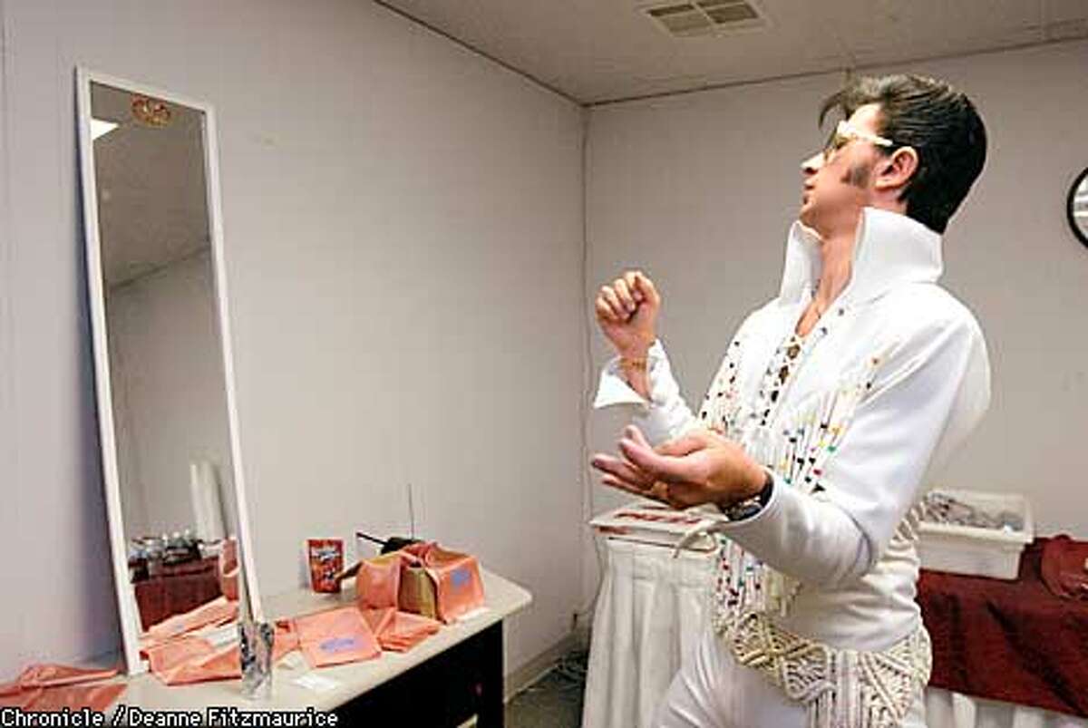 THE MEN WHO WOULD BE KING / 'Tribute artists' thrive on Elvis resurgence