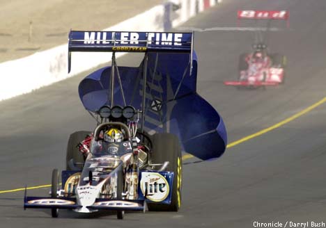 NHRA DRAG RACING / Ex-NBA players find fast lane / 15-year streak ends ...