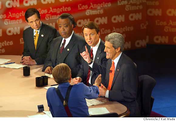 Kerry, Edwards keep it polite / Debaters save their main shots for ...