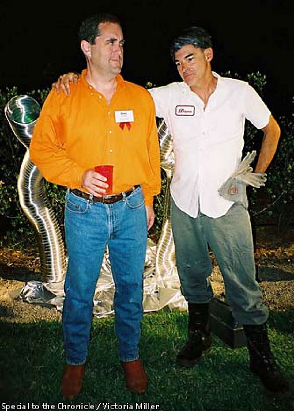 'Slab Man' comes alive for art museum benefit / Cantor Center partiers ...