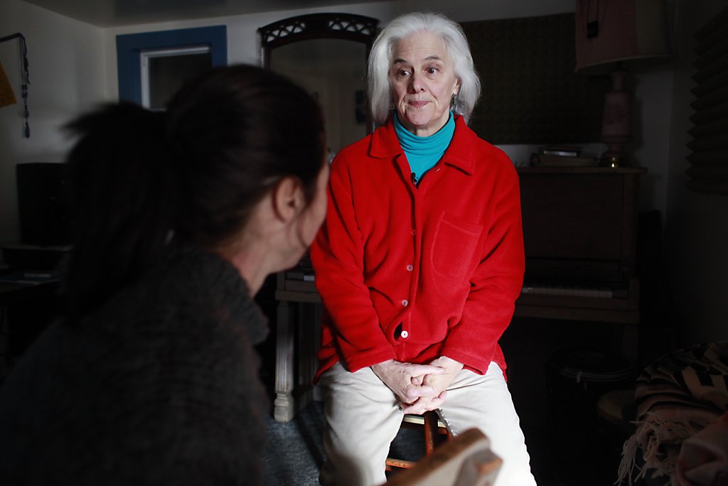 Sharon Pucci, vocal coach, provides sound healing