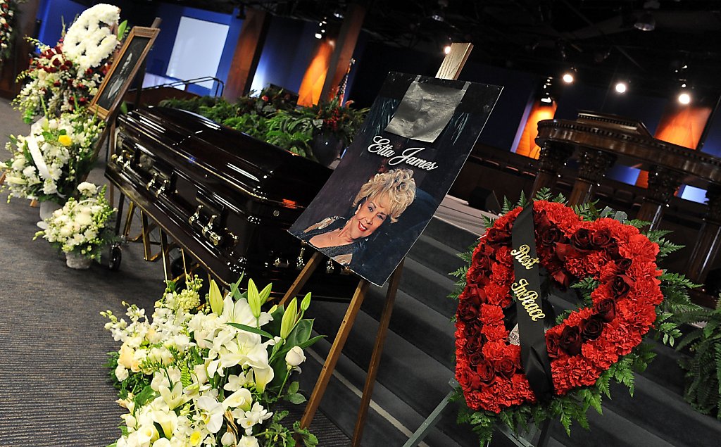 Etta James Funeral Open Casket