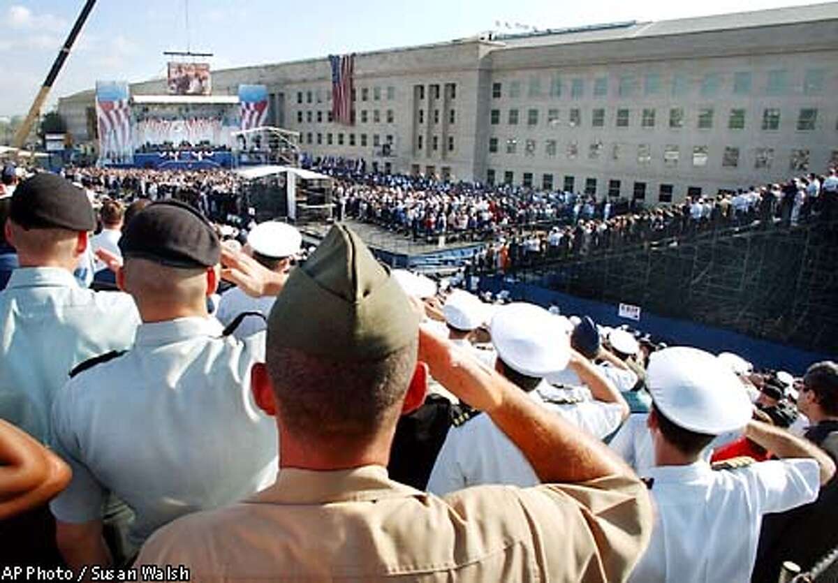 9.11.01 / ONE YEAR LATER / Washingtonians celebrate endurance of ...