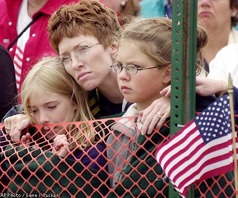9.11.01 / ONE YEAR LATER / Tragedy binds town, Flight 93 families ...