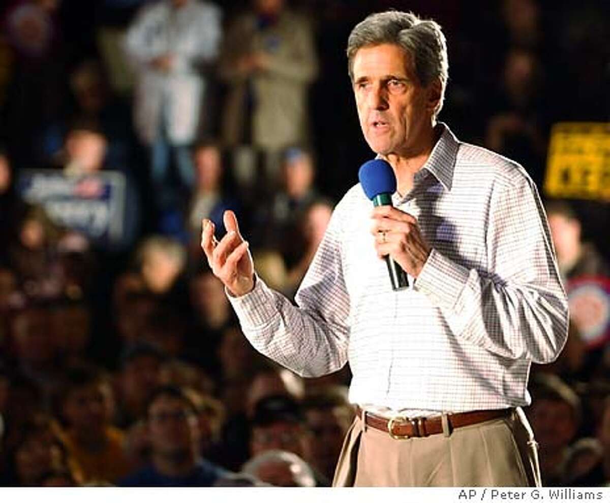 Kerry wins in 5 states, Edwards gets key victory / Clark barely takes ...