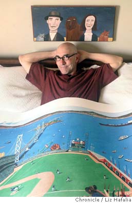 Outstanding in His Field / One artist's Pac Bell Park rendering went on ...