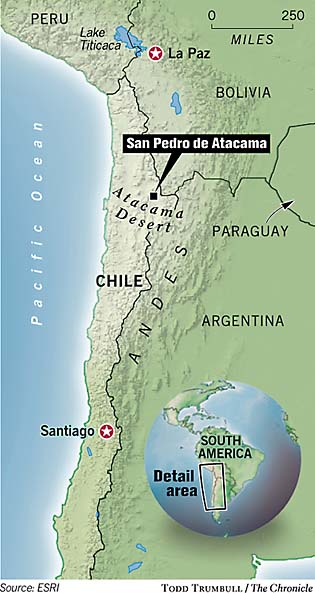 Atacama Desert Map Location