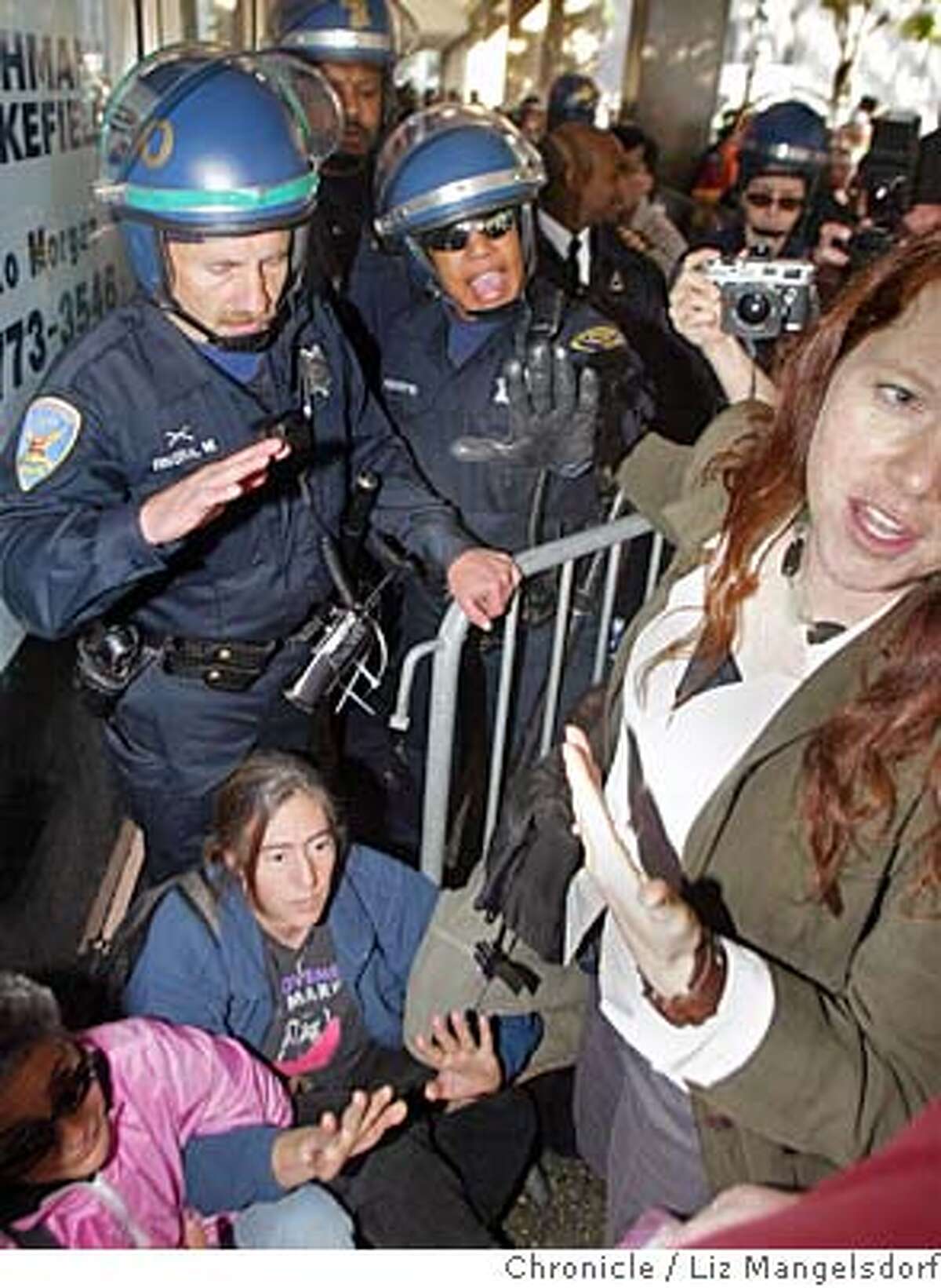 SAN FRANCISCO / Protests mark year of war / Demonstration downtown ...