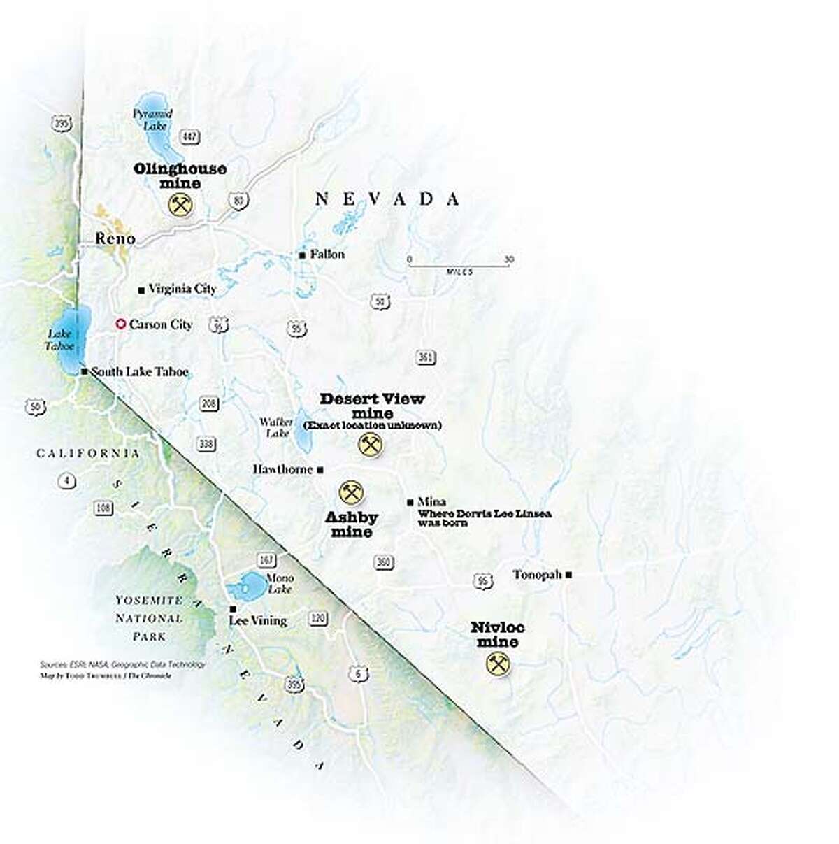 Mining the past / Nobody got rich working Nevada's gold claims, but it ...