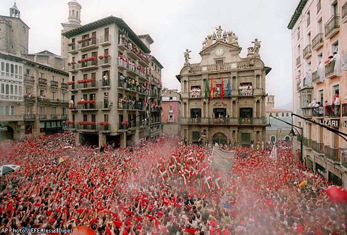 OFF TO THE RACES / Pamplona's Festival of Saint Fermin is a nonstop ...