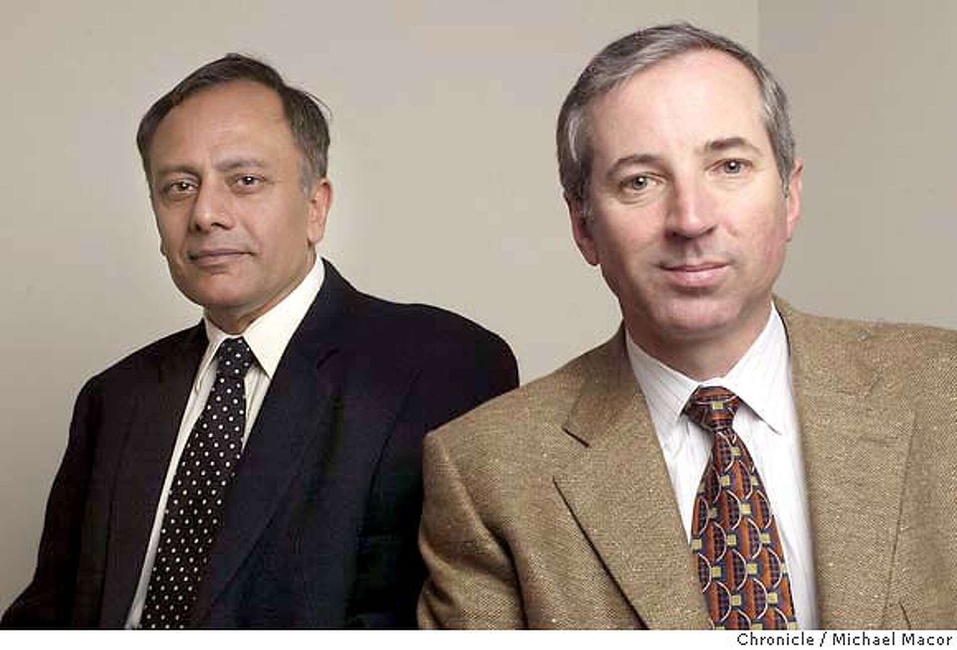 JUNIPER NETWORKS / On the record: Scott Kriens and Pradeep Sindhu