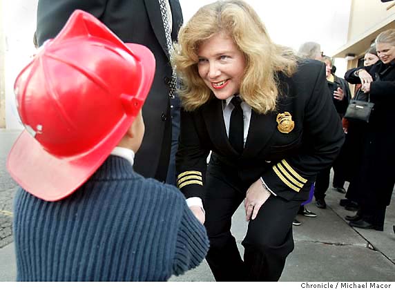 Newsom names female fire chief / Historic choice for big-city department