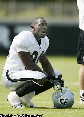 Porter back in picture / Raiders wide receiver expects more work