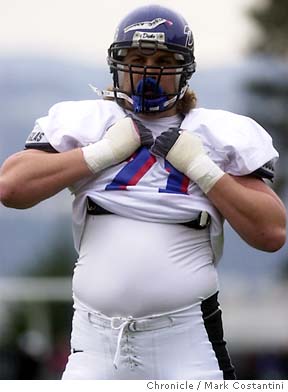 SHRINE GAME / Drew Strojny / Lineman is no fluke, even if he is from Duke