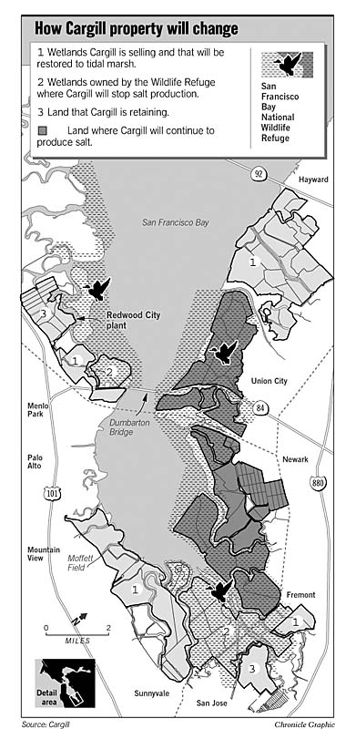 Salt ponds on way to becoming wetlands / Cargill agrees to sell 16,500 ...