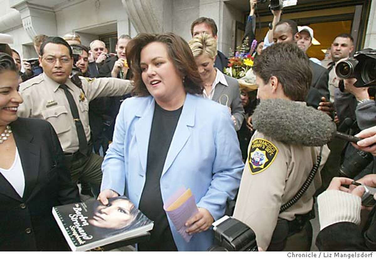 O'Donnell ties knot at City Hall / Comedian says Bush's action ...