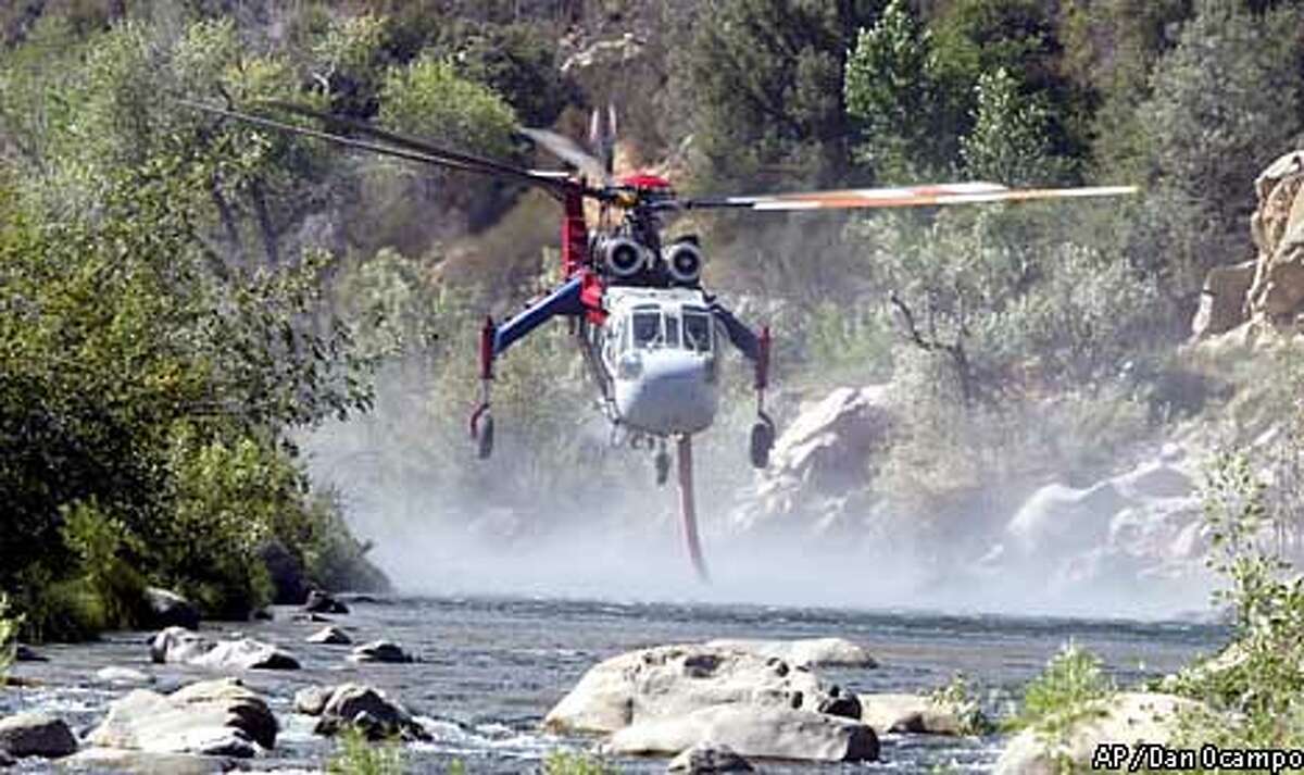 Ancient sequoias threatened by fire / Blaze in southern Sierra out of ...
