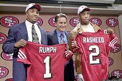 Rumph signs 5-year contract / 49ers' top pick ready to go