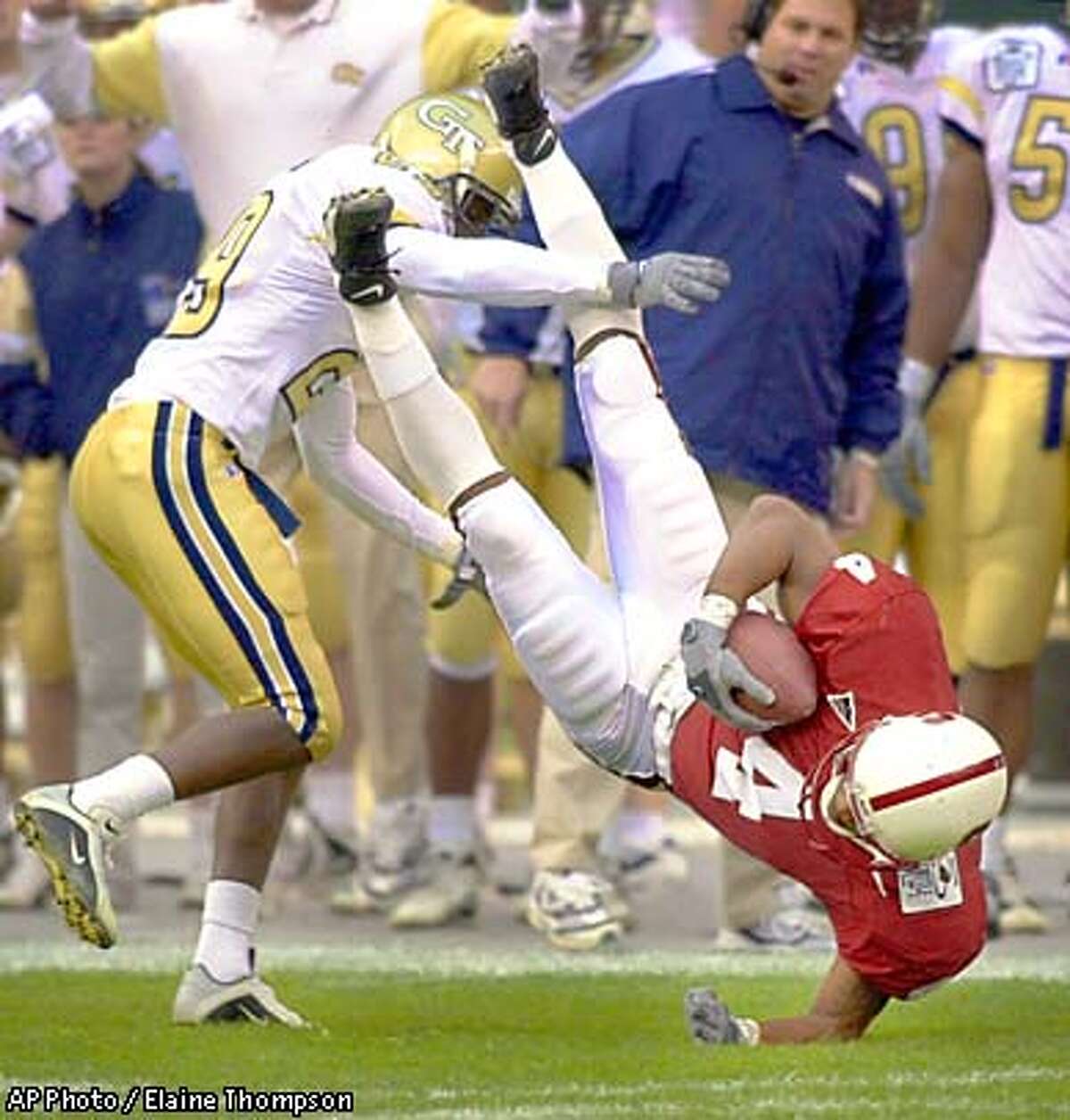 SEATTLE BOWL / GEORGIA TECH 24, STANFORD 14 / Sheepish in Seattle ...