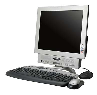 Compact all-in-one desktop computers