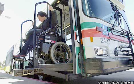 Long wait for disabled Bay Area commuters / Transit service improved ...