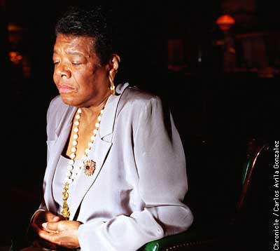 Angelou Keeps `Stars' From Falling / Writer discusses film, black unity ...