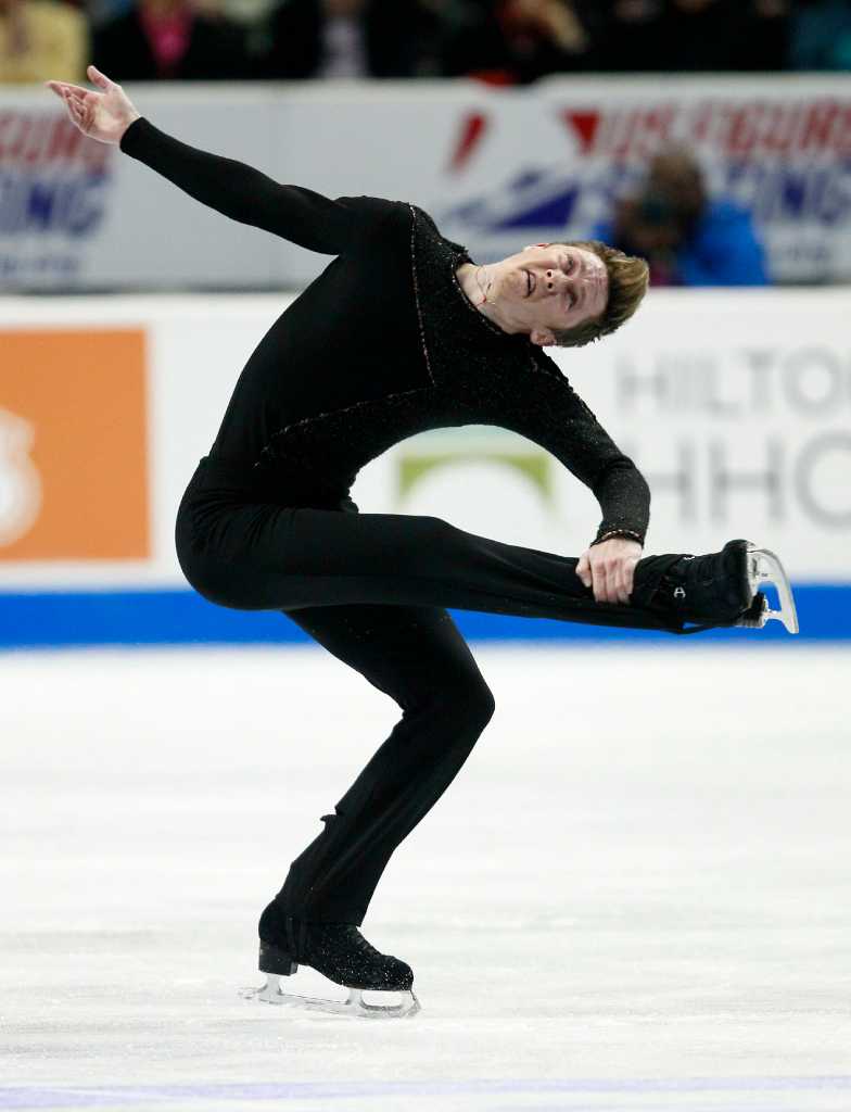 Winter sports: Abbott serves notice with third U.S. figure skating title