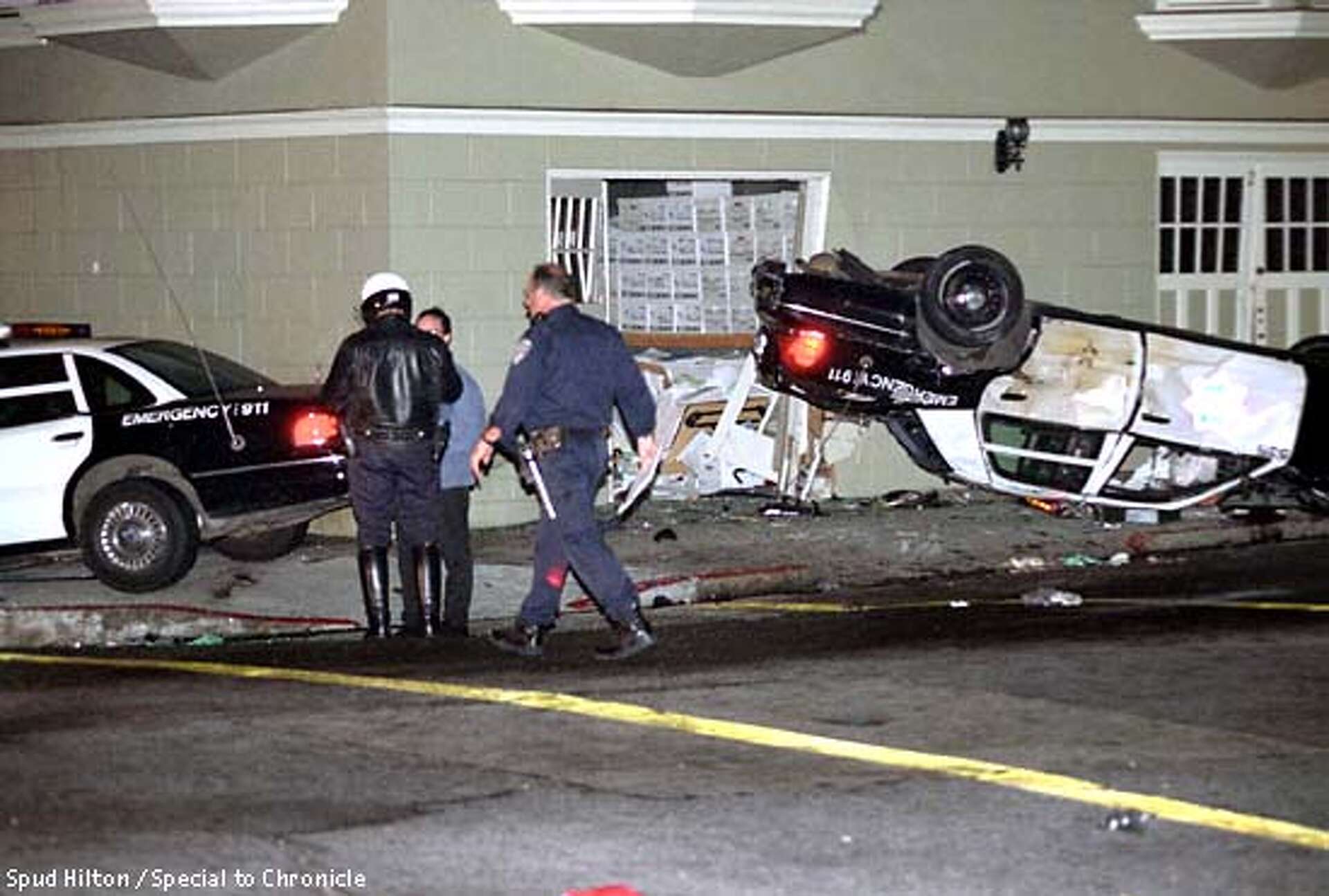 Cruisers Crash, S.F. Cop Killed / 3 others hurt responding to grisly ...