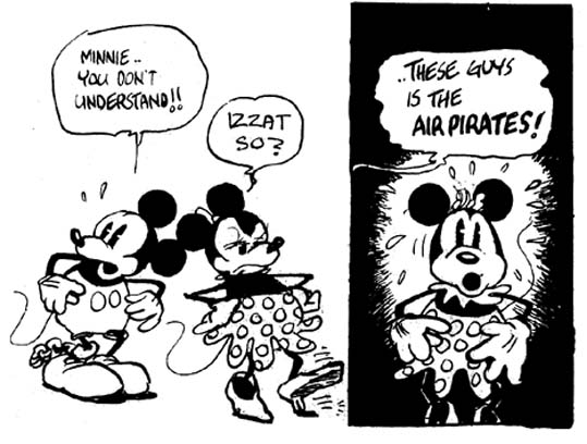 Battle for the image of Mickey Mouse