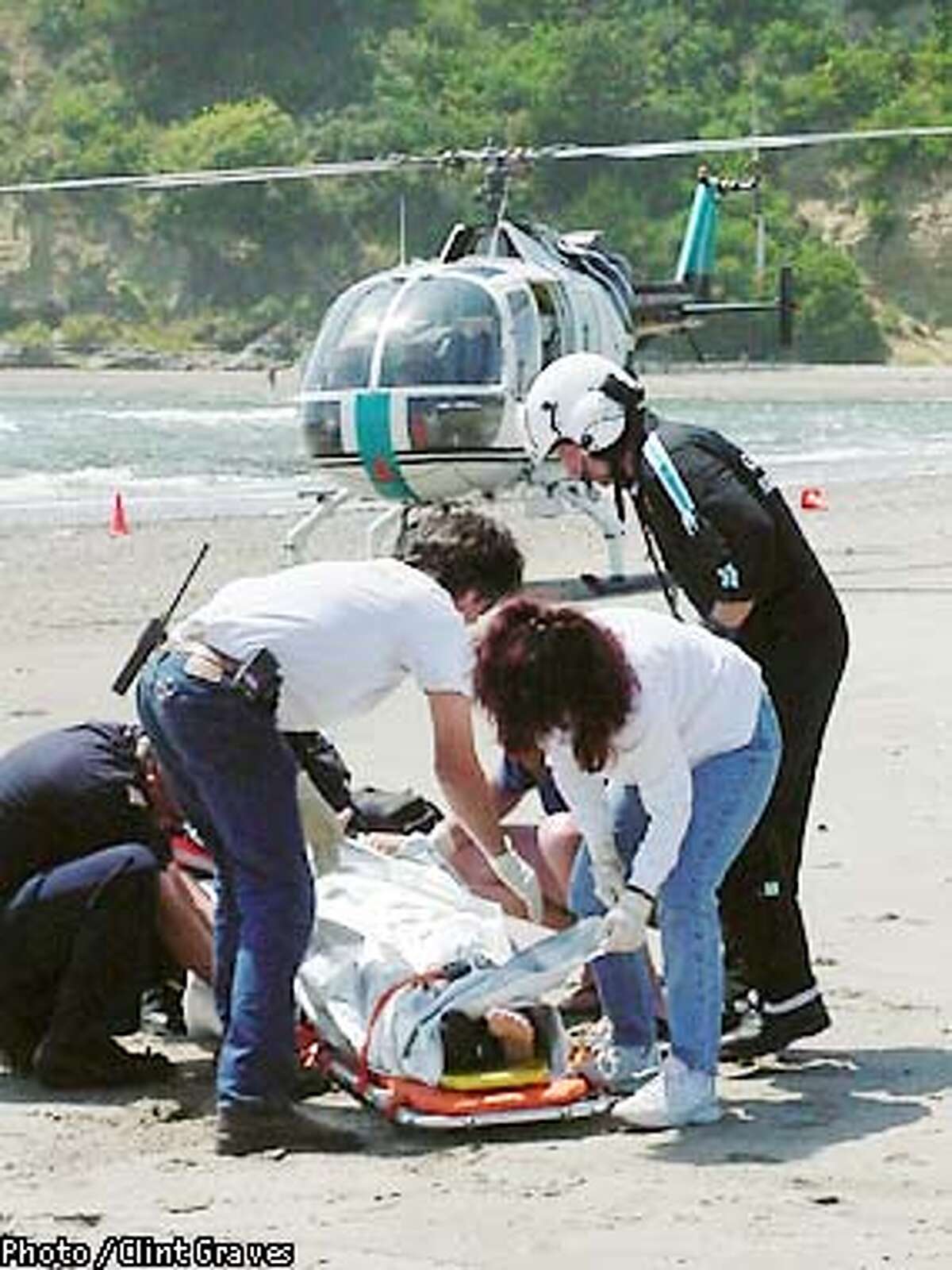 Shark atttacks surfer in Marin / Bite wounds require 100 stitches after ...