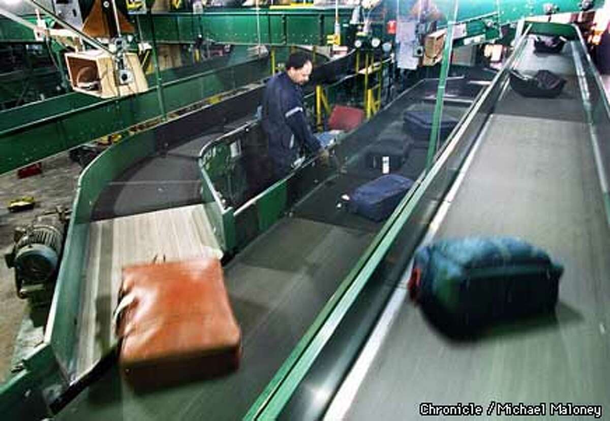 Handled With Care / United's SFO baggage system goes high tech