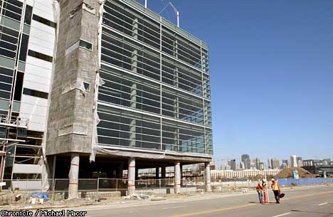 IN LIMBO / Office construction in San Francisco has hit the doldrums ...