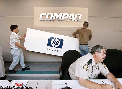 Making way for the new HP / With Compaq deal done, company moves ahead ...