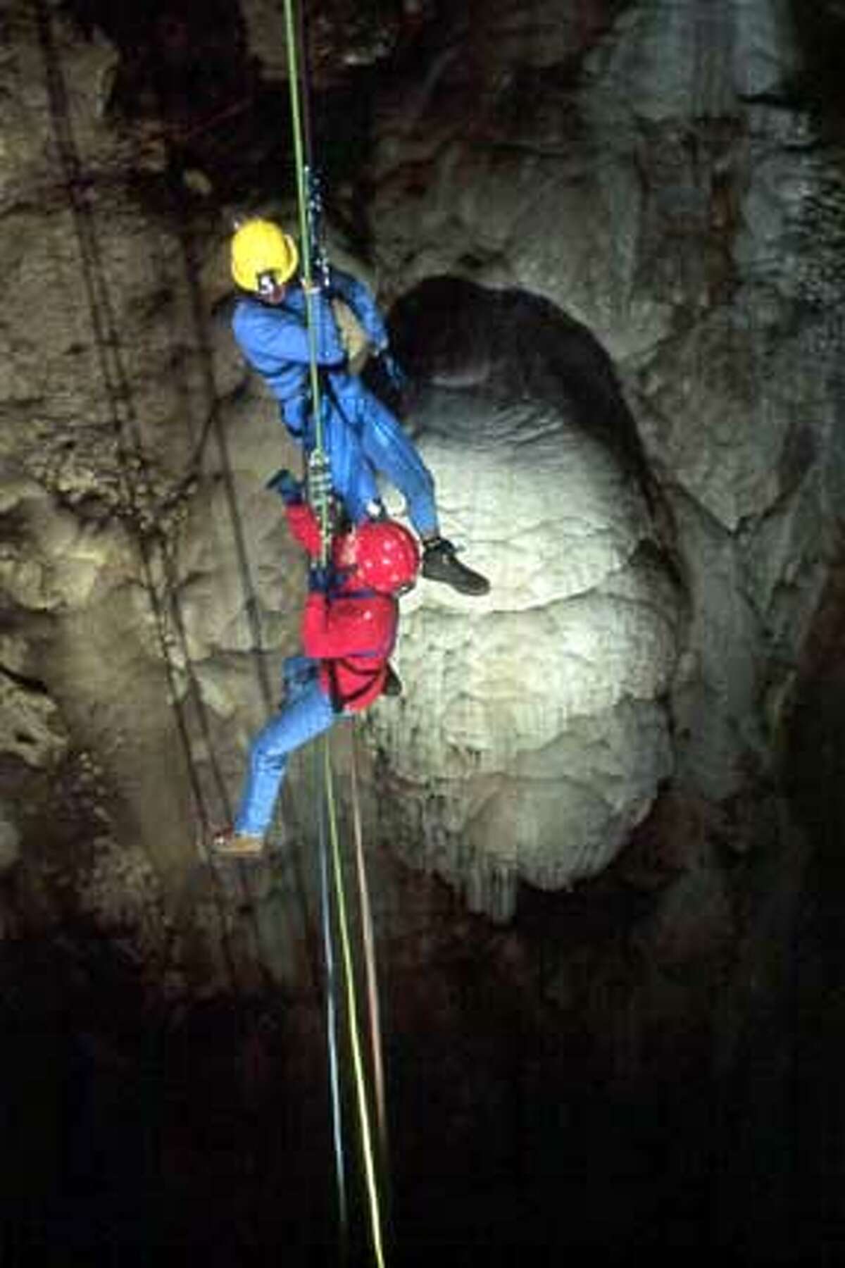 Journey to center of the earth / Big drop, tight squeezes on spelunking ...