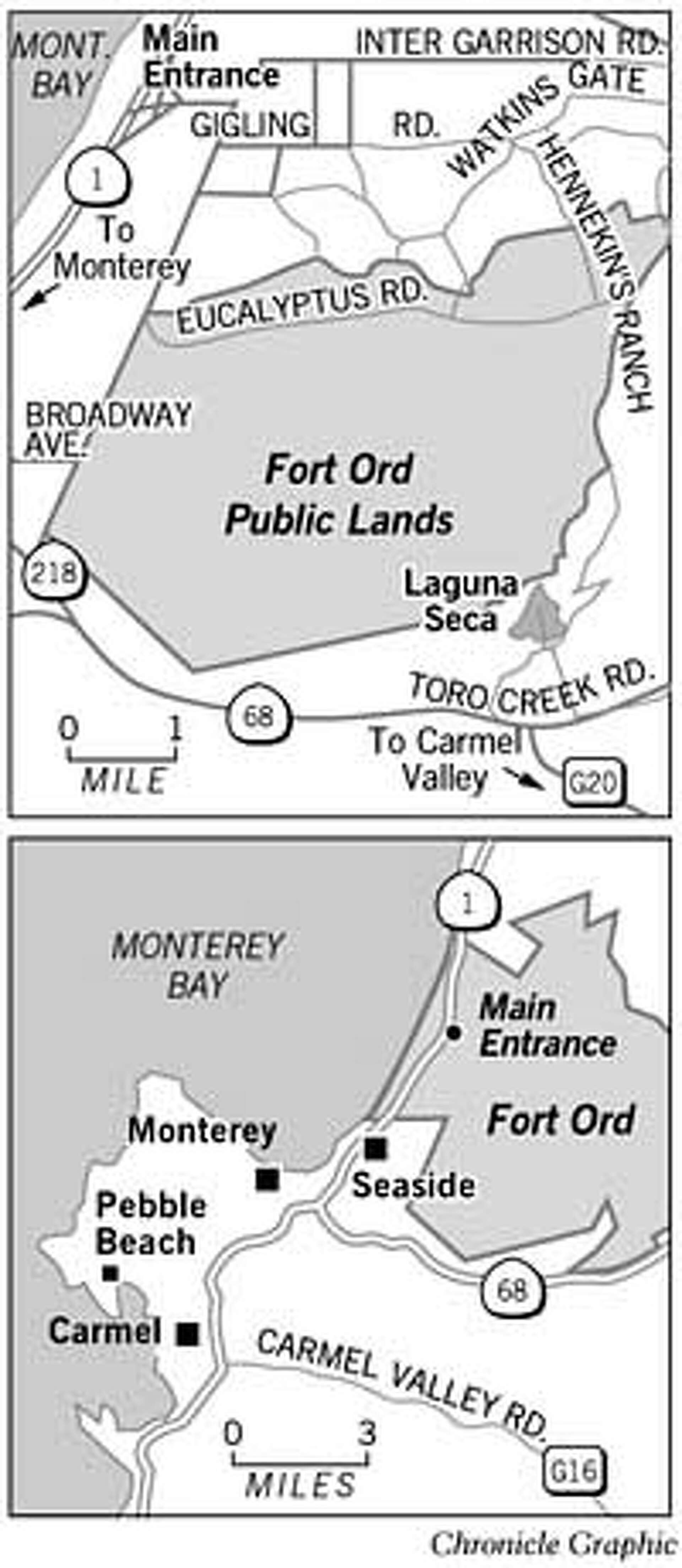 Fort Ord's explosive past / Undetonated weapons cover old Army land