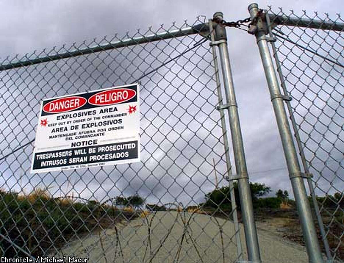 Fort Ord's explosive past / Undetonated weapons cover old Army land