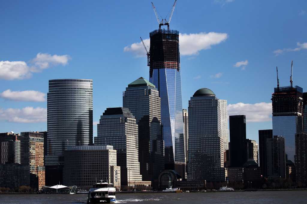 One World Trade Center under construction